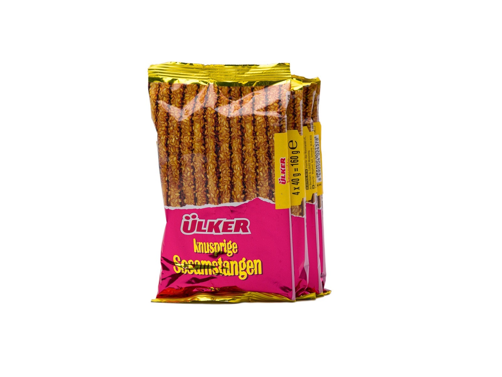 Ulker Sesame Sticks - Susamli Kraker - 4 Pack (5.6 oz / 160 gr) (1 ...