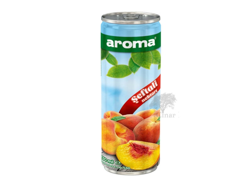 Aroma Peach Nectar Drink - Seftali Suyu - CAN (11.6 oz / 330 ml ...