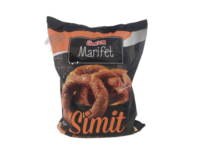 Ulker Marifet Simit - Turkish Sesame Bagel - 4 Pieces (14.1 oz/ 400 gr ...