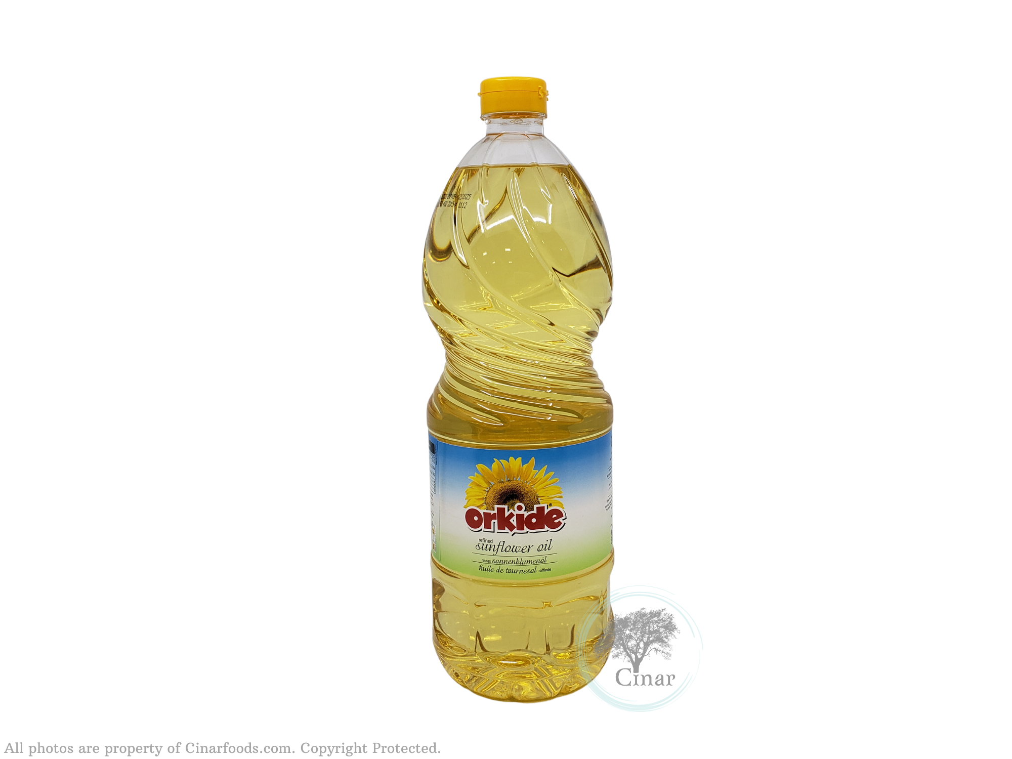 Orkide Sunflower Oil - Aycicek Yagi (68 oz / 2 Liter) | Cinar Foods ...